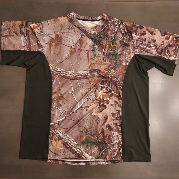 Habit | Shirts | Habit Camo Short Sleeve Tee Large Nwot | Poshmark